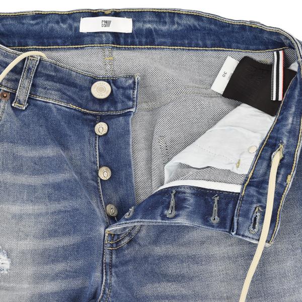 P.M.D.S. ピーエムディーエス BARRET/ダメージ加工 ストレッチ ジーンズ/インディゴブルー/S23J3527 521 5MG :PMDS-BRT-5:MONDOROBE - 通販 ...
