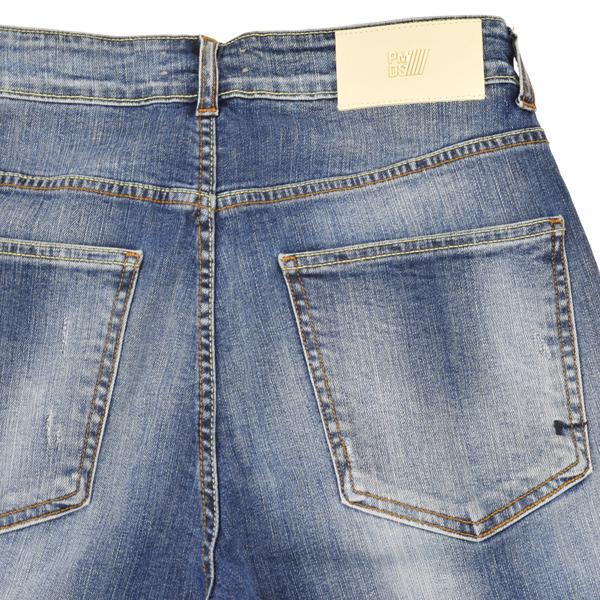 P.M.D.S. ピーエムディーエス TOMMY SHORT ダメージ加工 ストレッチ デニムショートパンツ/S25B4184 192 7066/MG : MONDOROBE - 通販 ...