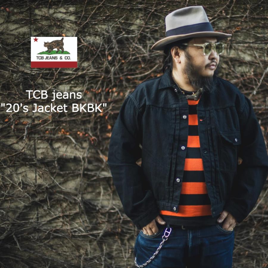 "20's JACKET BKBK" / TCB jeans TCBジーンズ Gジャン デニム ブラック : MONKEY WRENCH - 通販 - Yahoo!ショッピング