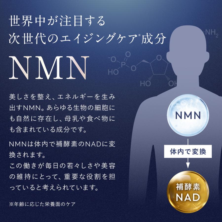 【レビューで次回1円で買える】 NMN サプリメント 49500mg 日本製 高純度100% コエンザイムQ10 乳酸菌エキス ビオチン マルチビタミン 着色料不使用 150日分 : モノ ...