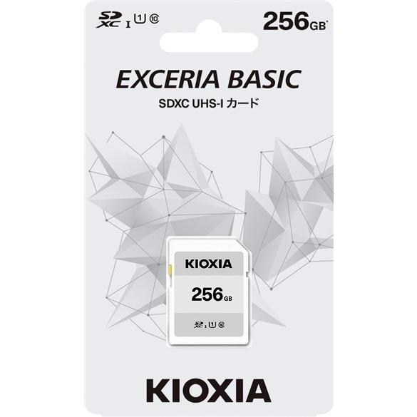 EXCERIA BASIC SDカード 256GB デジカメ ゆうパケット発送 代引不可 KIOXIA SDXC Class10 UHS-I KSDB-A256G 日本製 : モノポケット ...