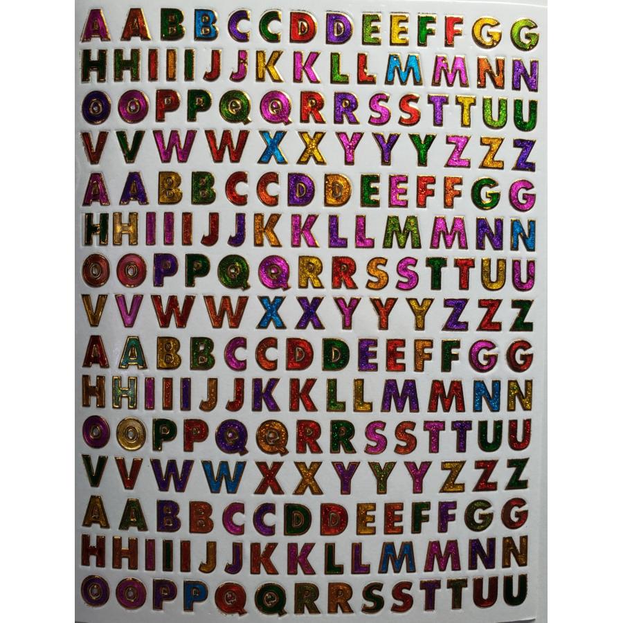 きらきらシール アルファベット 005 : mono-sta - 通販 - Yahoo!ショッピング