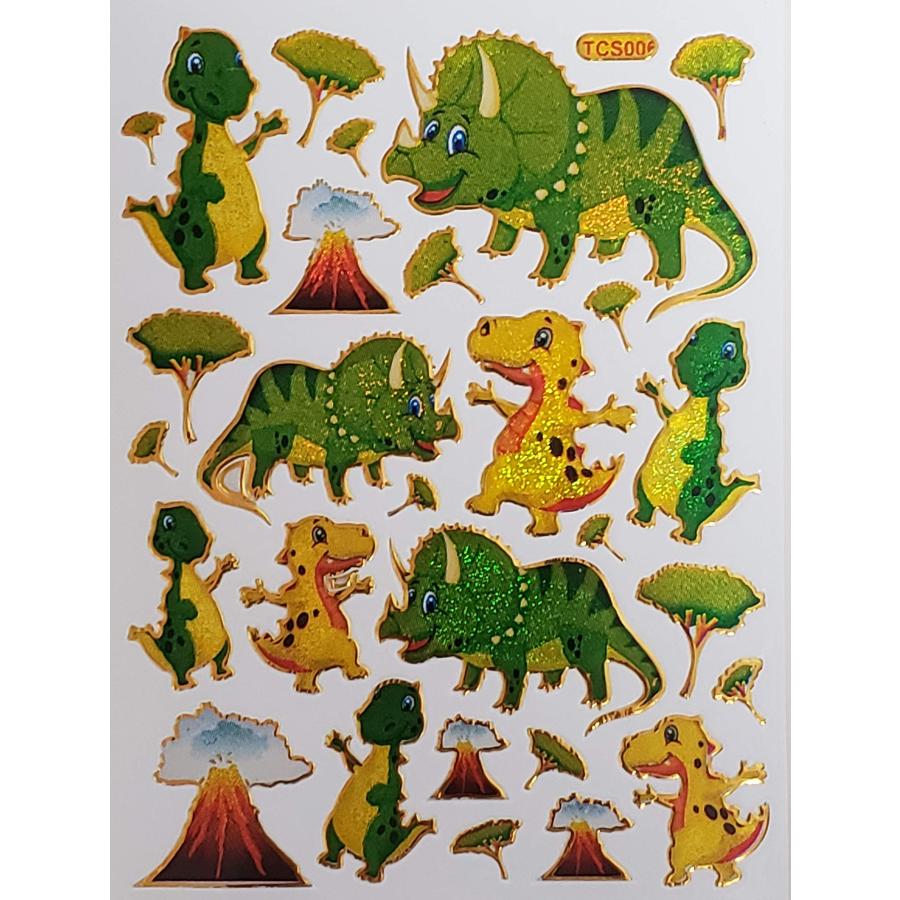 きらきらシール 恐竜 309 : mono-sta - 通販 - Yahoo!ショッピング