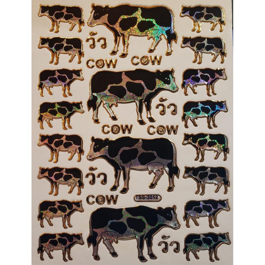 きらきらシール 牛 105 : mono-sta - 通販 - Yahoo!ショッピング