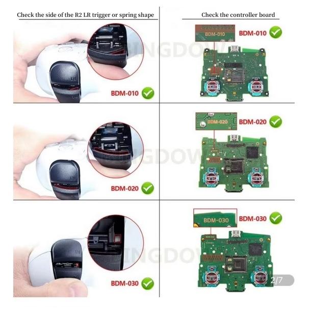 PlayStation SONY PS5 コントローラー BDM-010 BDM-020 BDM-030 R2 L2 L1 R1 トリガー ボタン フレックス ケーブル リボン 導電性 ...