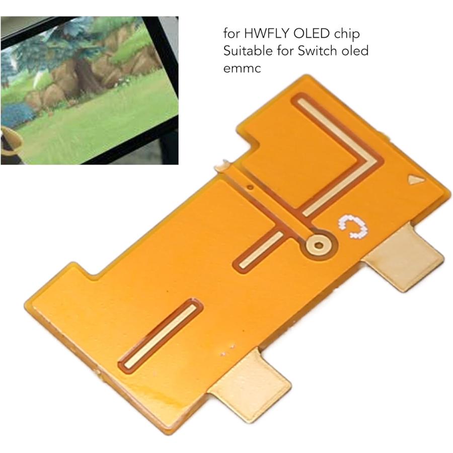 任天堂 Nintendo Switch OLED 有機ELモデル eMMC Dat0/DATO V6 ビブ フレックス ケーブル チップ 修復 ...