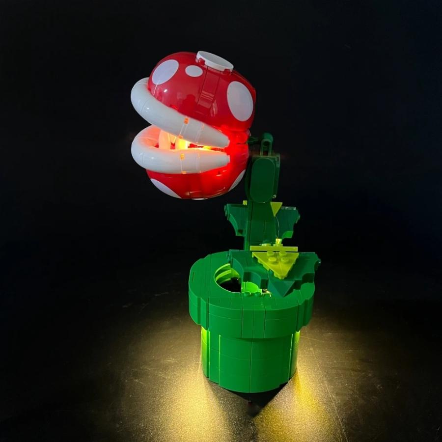 MOC LEGO レゴ 42180 互換 71426 スーパーマリオ パックンフラワー LED ライト 電飾 キット ※本体は含みません ...