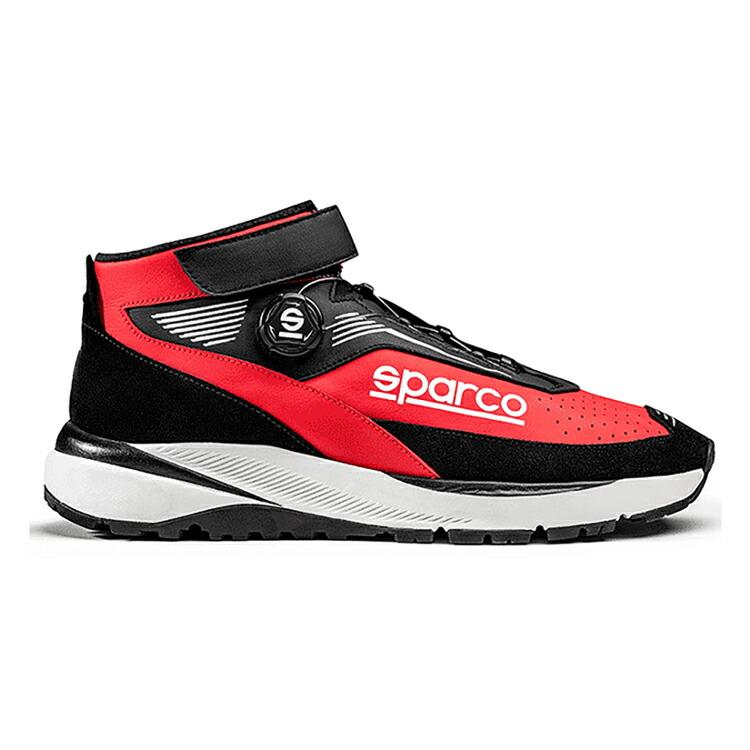 sparco 在庫限り：SPARCO スパルコ CHRONO レーシングシューズ ブラック×レッド FIA8856-2018公認 ...