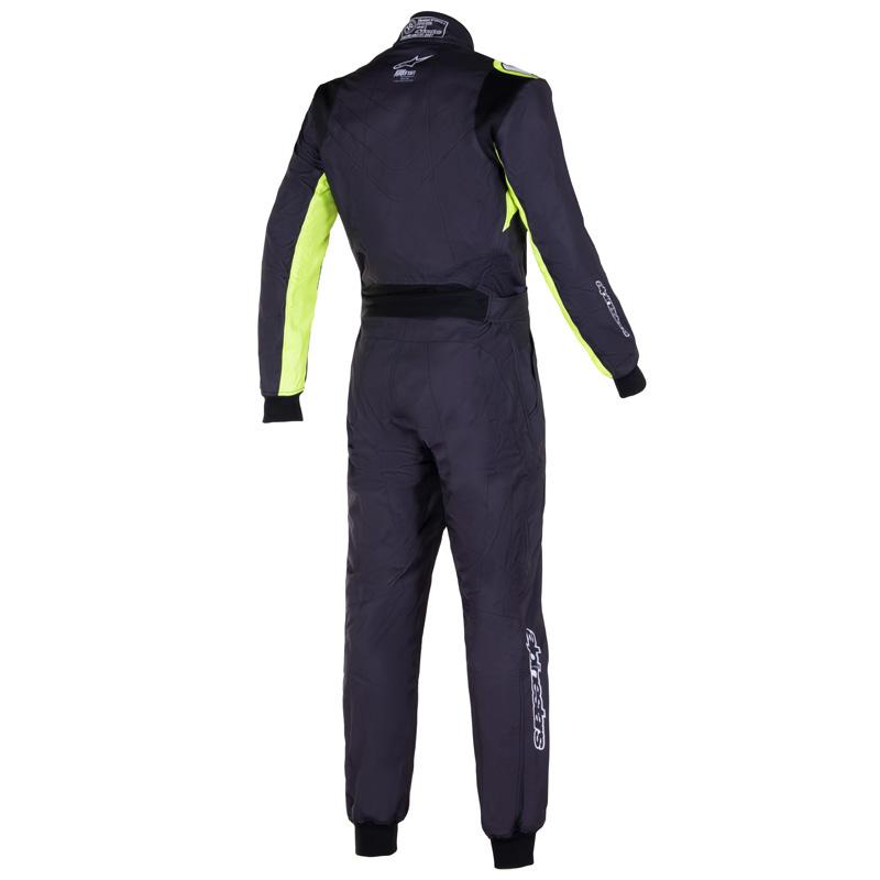 2022-23モデル アルパインスターズ KMX-9 v2 GRAPHIC3 SUIT ブラック×イエロー レーシングスーツ レーシングカートCIK-FIA Level2/N/2013-1 ...