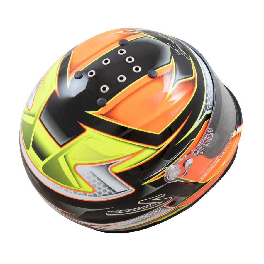 Zamp Helmet RZ-42Y Youth Snell CMR2016規格 Orange/Yellow オレンジ イエロー （ザンプ ...