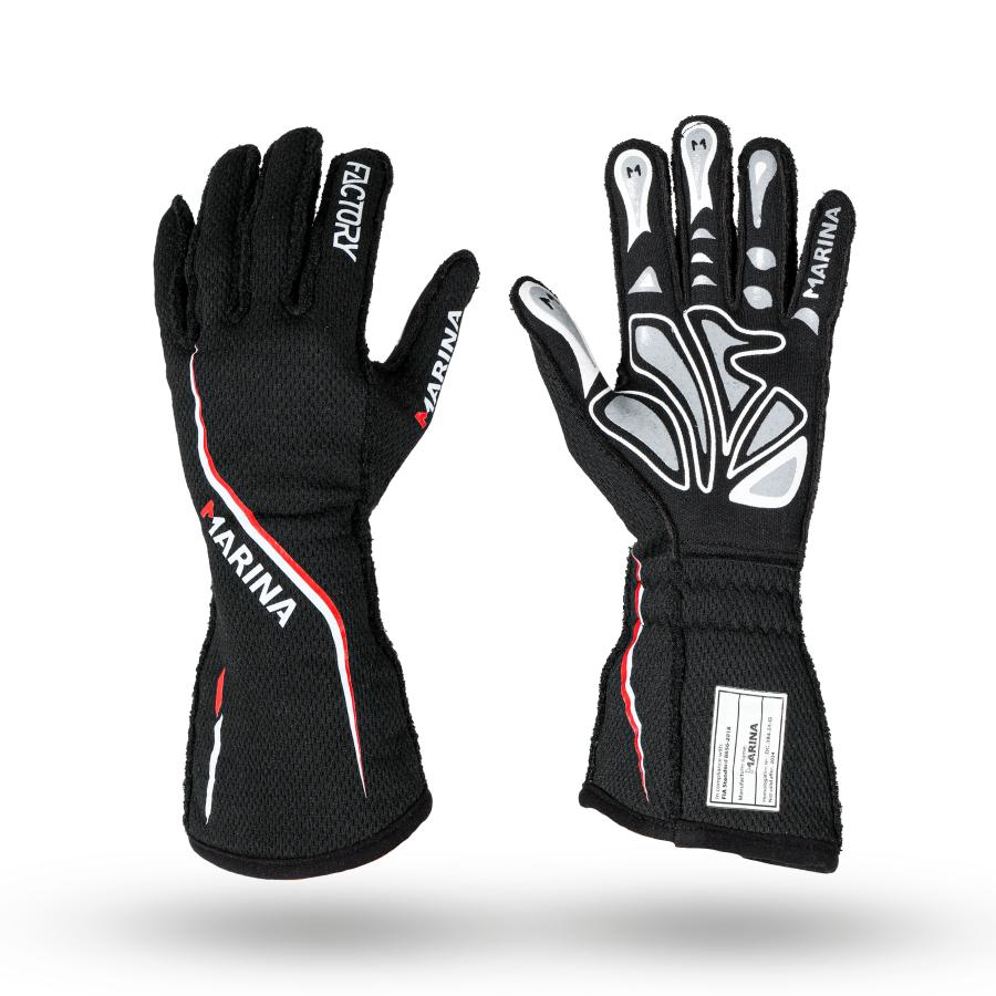 monocolle MARINA Factory glove ファクトリーグローブ Black Lines ブラック ライン FIA公認 ...