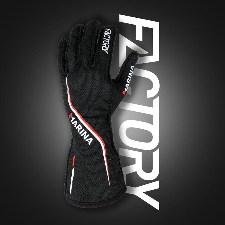 monocolle MARINA Factory glove ファクトリーグローブ Black Lines ブラック ライン FIA公認 ...