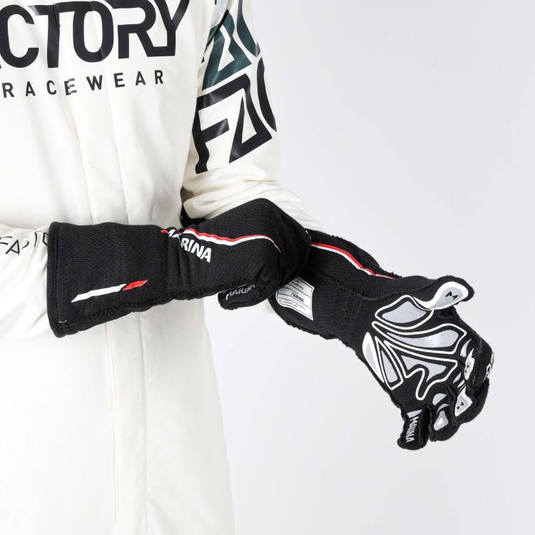 monocolle MARINA Factory glove ファクトリーグローブ Black Lines ブラック ライン FIA公認 ...