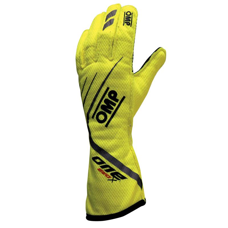 アウトレットセール！2021-23モデル OMP ONE EVO X GLOVE イエロー(099) レーシンググローブ MY2023 FIA公認8856-2018 (IB0-0771-A01 ...