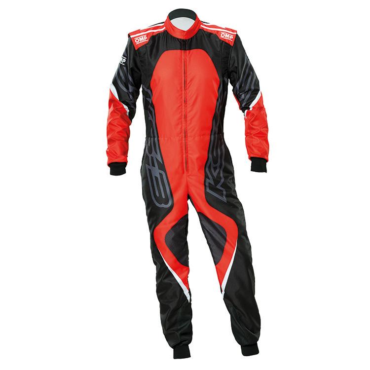 2025NEWモデル！OMP KS-3X ART SUIT ブラック×レッド(073) MY2025 レーシングスーツ レーシングカート用 FIA8877-2022公認 (KA0-1733 ...