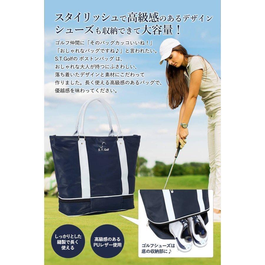 ゴルフ ボストンバッグ ネイビー S.T.Golf ゴルフ用 トート ゴルフ ボストンバッグ ネイビー S.T.Golf ゴルフ用 トート