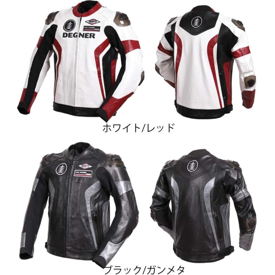 DEGNER 【デグナーWEB正規代理店】 デグナー 19WJ-19 レザーレーシングジャケット COW LEATHER RACING JACKET : モノダイレクト - 通販 ...