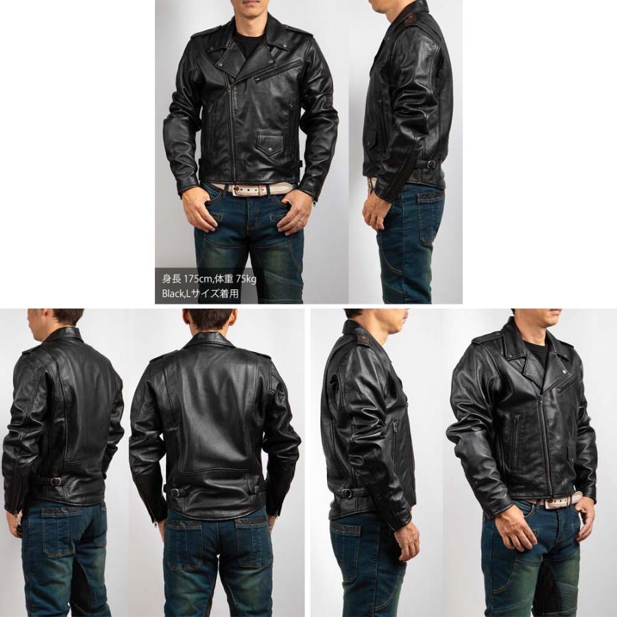 DEGNER 【デグナーWEB正規代理店】デグナー 24WJ-4 レザージャケット 肩・ひじ・背中プロテクター標準装備 メンズ ブラック : モノダイレクト - 通販 - Yahoo!ショッピング