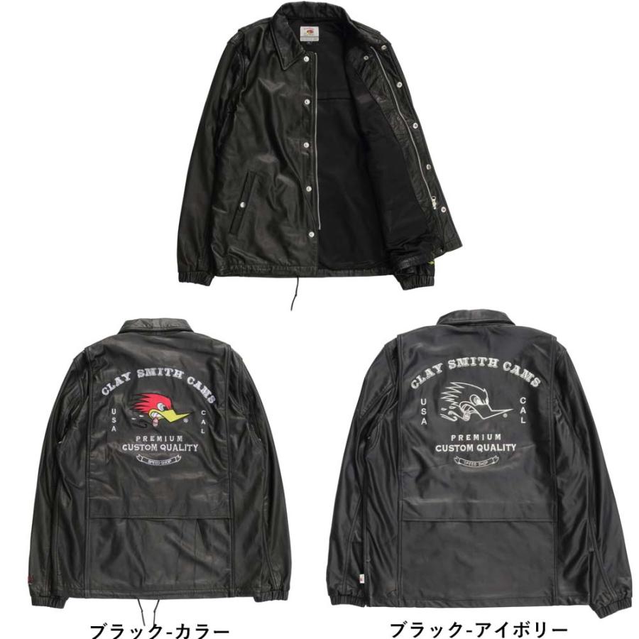 Clay Smith 【一部在庫有】 クレイスミス 正規品取扱店 REALBLACK レザーコーチジャケット 3シーズン CLAY SMITH CSY-5050 : モノダイレクト - 通販 ...