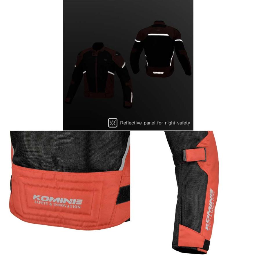 コミネ 【一部あすつく★送料無料】 (KOMINE) ★ 5XLB 6XLB ブラックのみ 07-1573 プロテクトカーボンメッシュジャケット JK-1573 : モノダイレクト - 通販 ...