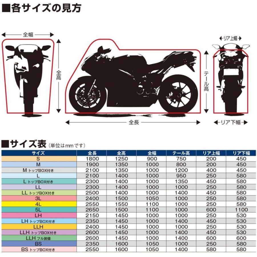 レイト商会 ★ ロードスポーツ MBC005 LL用 MCP ハイスペックバイクカバー バイクガード 安心の国内生産 BC005 : モノダイレクト - 通販 - Yahoo!ショッピング