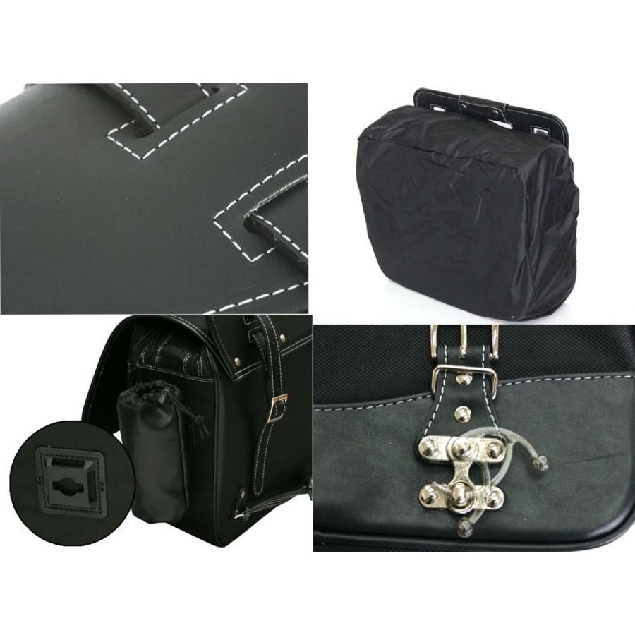 DEGNER（デグナー） 【デグナーWEB正規代理店】デグナー NB-10 ★ シングルタイプ ナイロンサドルバッグ ボトルホルダー付 ブラック バイク オートバイ DEGNER NB-10 ...