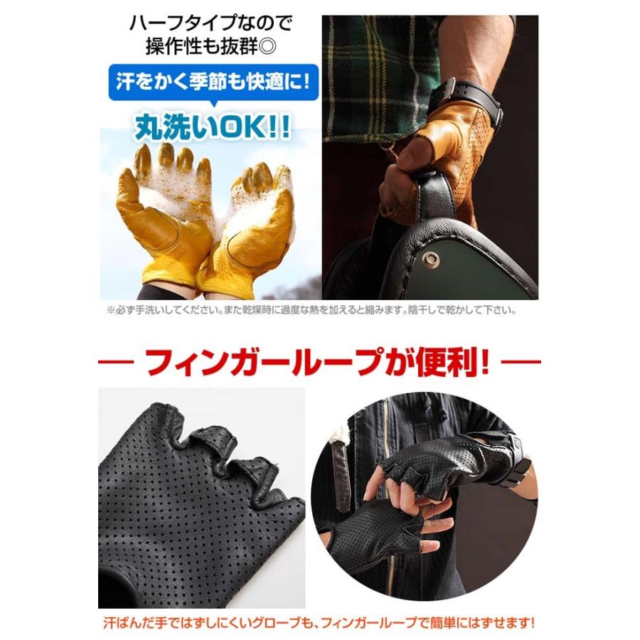 DEGNER 【一部あすつく★送料無料★デグナー認定WEB正規代理店】デグナー(DEGNER)★メッシュハーフグローブ/MESH HALF GLOVE TG-28MH : モノダイレクト ...