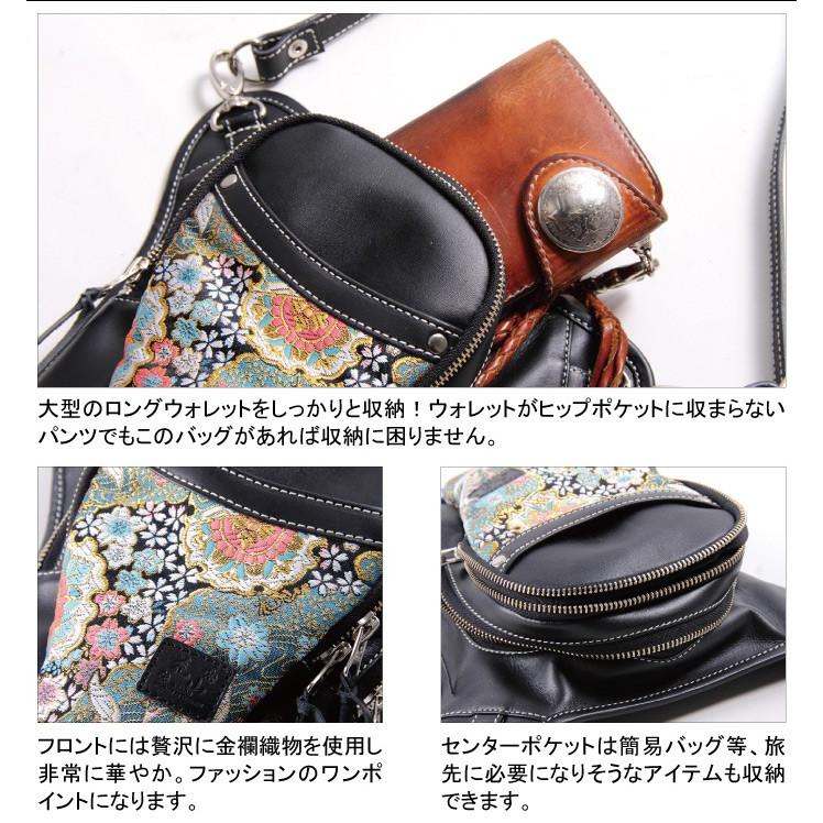 【送料無料★デグナー認定WEB正規代理店】デグナー(DEGNER)★花山ホルスターバッグ / KAZAN HOLSTER BAG 京桜/ブラック W-39K :W-39K:モノダイレクト ...