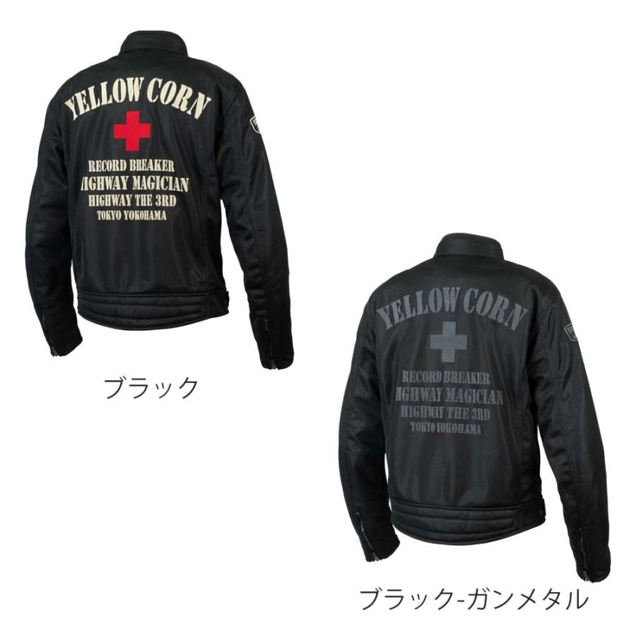 YeLLOW CORN 【送料無料】 イエローコーン (YeLLoW CORN) ★Light MESH JACKET 春夏向け ライディング メッシュ ジャケット YB-4121 : モノ ...