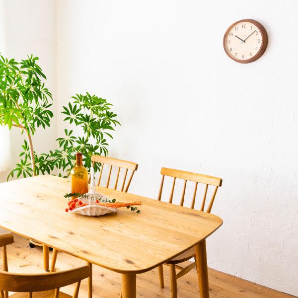 掛け時計 おしゃれ 木製 電波 ウォールクロック かわいい オフィス クラシック レトロ モダン アンティーク調 CHAMBRE DROP CLOCK ウォームグレイ インターゼロ :012A ...