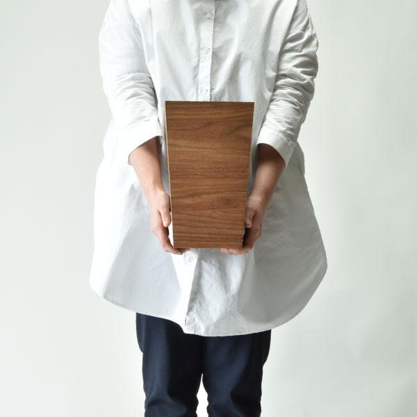 ゴミ箱 おしゃれ 木製 約幅20cm インテリア雑貨 蓋無し 袋 見えない 日本製 リビング 北欧 寝室 ごみ箱 高級 バスク ダストBOX スクエア M角 7L 3個セット : 026a ...