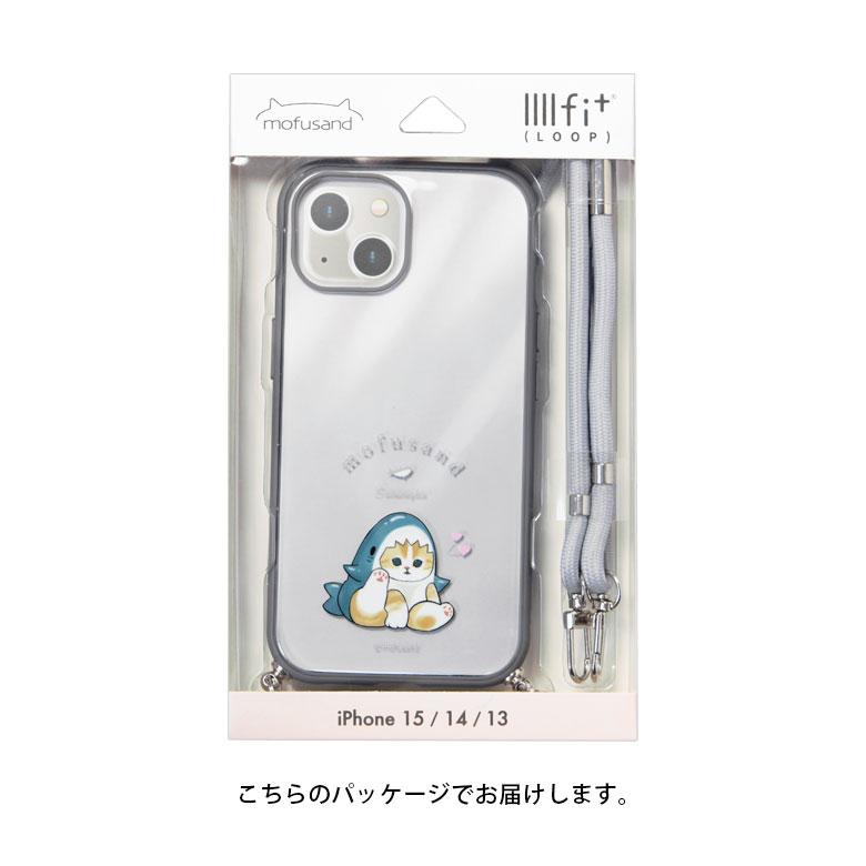 iPhone15 ケース モフサンド mofusand IIIIfit Loop ストラップ紐付き スマホケース アイフォン15 14 13 mofu-46a :mofu-46a:スマホケース ...