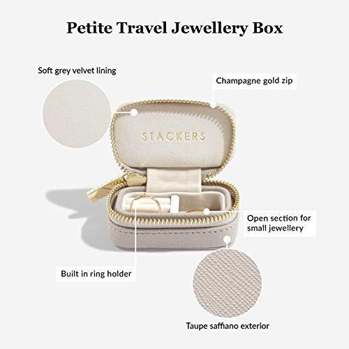 STACKERS LONDON(スタッカーズ ロンドン) トラベル ジュエリーボックス 携帯用 アクセサリーケース 持ち運び サイズ S (グレージュ : monomotto - 通販 ...