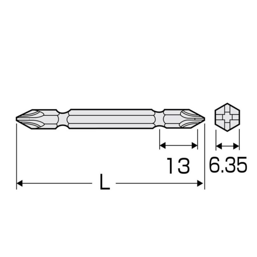 アネックス ANEX 喰いつき(AAC)ビット両頭2本組+2x45 AAC-2045 : モノパ ヤフー店 - 通販 - Yahoo!ショッピング
