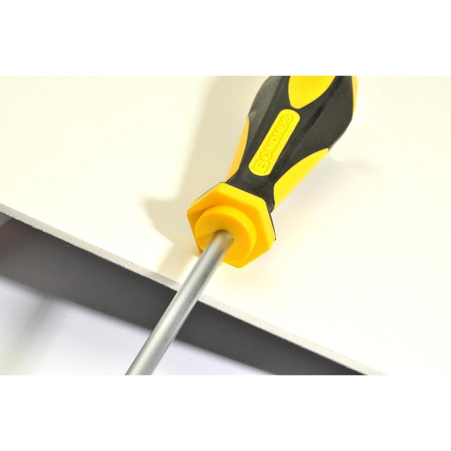 BONDHUS BONDHUS(ボンダス) マイナスドライバー 刃先12mm×軸長250mm [全長:365mm グリップ径:36mm] No.2045 国内正規品 : モノパ ヤフー店 ...