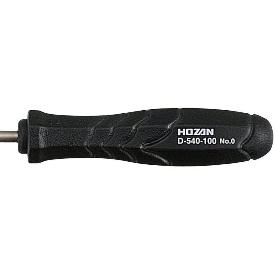 HOZAN ホーザン プラスドライバー プラスNo.0 全長178mm 軸長100mm 細軸仕様 奥まった場所に最適 D-540-100 : モノパ ヤフー店 - 通販 - Yahoo!ショッピング