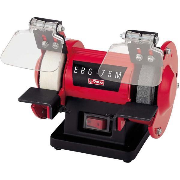 E-Value ミニベンチグラインダー 砥石径75mm EBG-75M 小型 軽量 研削 研磨 バリ取り ツヤだし 低振動 低騒音設計 : モノパ ヤフー店 - 通販 - Yahoo!ショッピング