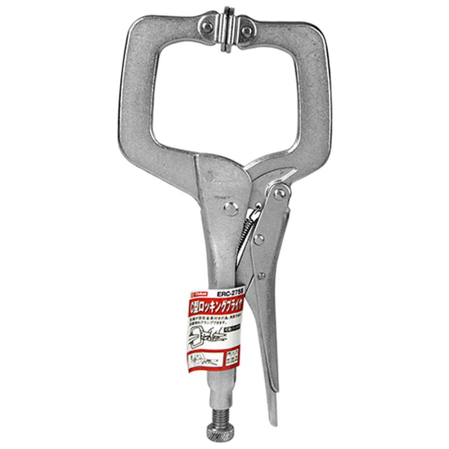 E-Value C型ロッキングプライヤー パット付 ERC-275S :ERC-275S:モノパ ヤフー店 - 通販 - Yahoo!ショッピング