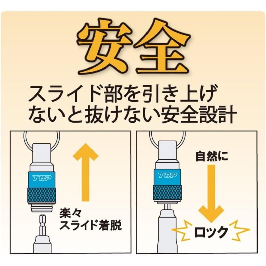 TOP（DIY） トップ工業 TOP ソケットホルダー レッド 工具 携帯用 軽量 ナスカン付 ビットホルダー ESH-RN : モノパ ヤフー店 - 通販 - Yahoo!ショッピング
