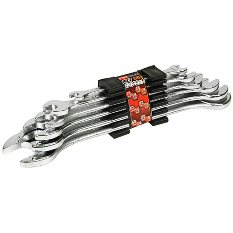 E-Value 両口スパナセット インチ ESW-06IS 六角ボルト ナット 6本組 : モノパ ヤフー店 - 通販 - Yahoo!ショッピング