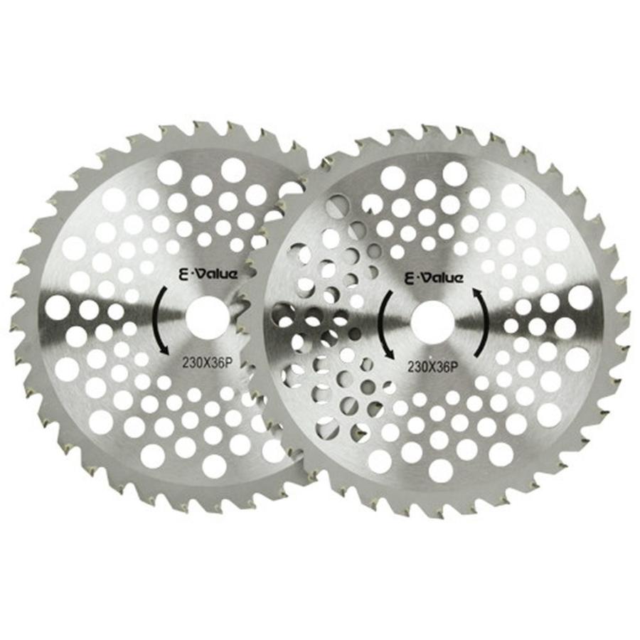 E-Value 軽量タイプチップソー 草刈り用 2枚組 230mm 25cc未満推奨 ETT-230mm×36P 草刈り機の刃 草刈 機 用 刈払機 石に強い 替え刃 : モノパ ヤフー店 ...