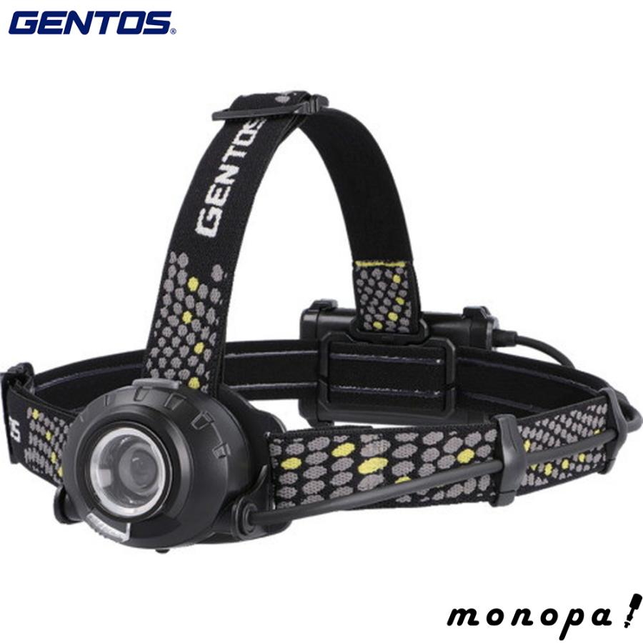 GENTOS LEDハイブリッド式ヘッドライト ヘッドウォーズ HLP−2502 : モノパ ヤフー店 - 通販 - Yahoo!ショッピング