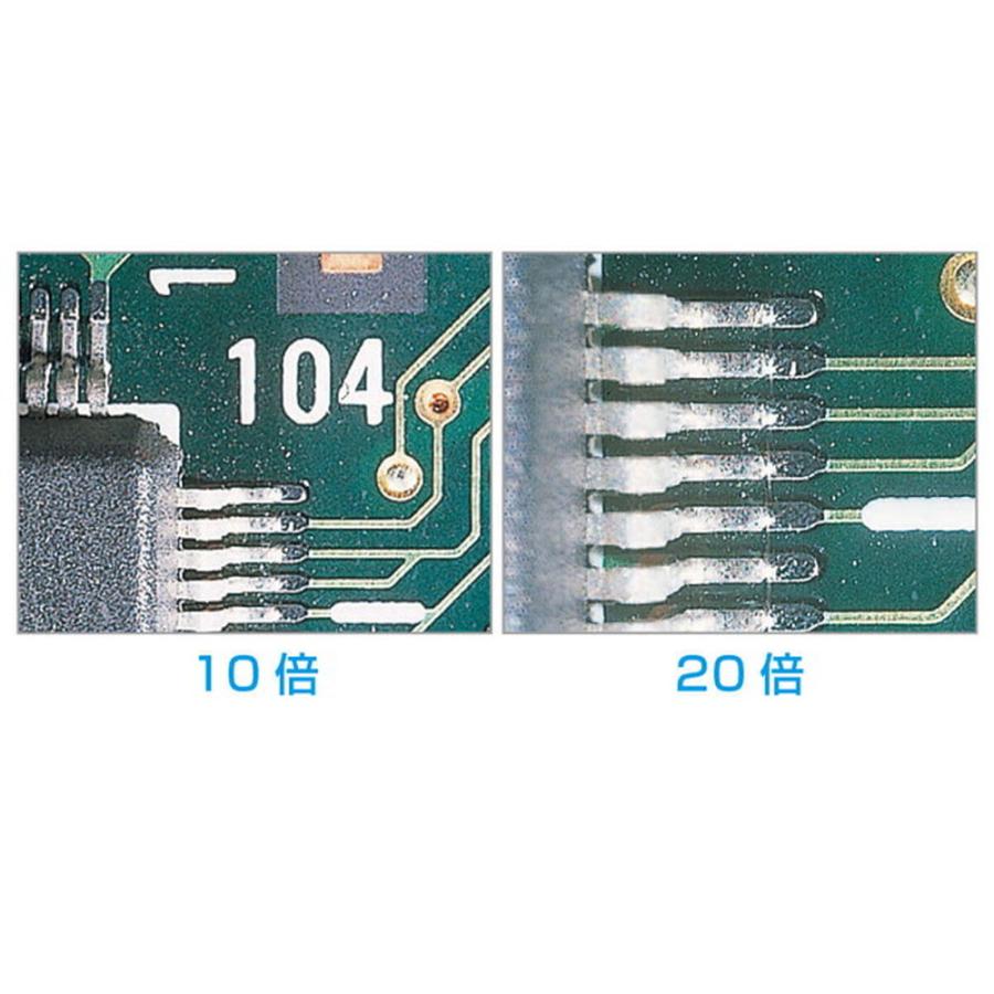HOZAN ホーザン 実体顕微鏡 倍率10/20切替式 基板、ハンダ付けに最適 クリップ2個 アイカップ2種付属 L-51 : モノパ ヤフー店 - 通販 - Yahoo!ショッピング