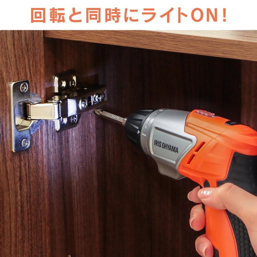 アイリスオーヤマ 充電式電動ドライバー オレンジ JCD-421-D : モノパ ヤフー店 - 通販 - Yahoo!ショッピング