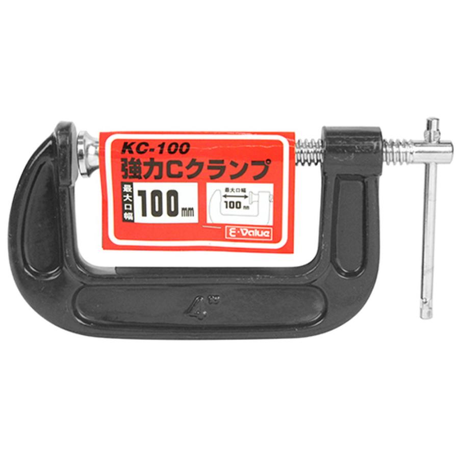 E-Value 強力Cクランプ KC-100 :KC-100:モノパ ヤフー店 - 通販 - Yahoo!ショッピング