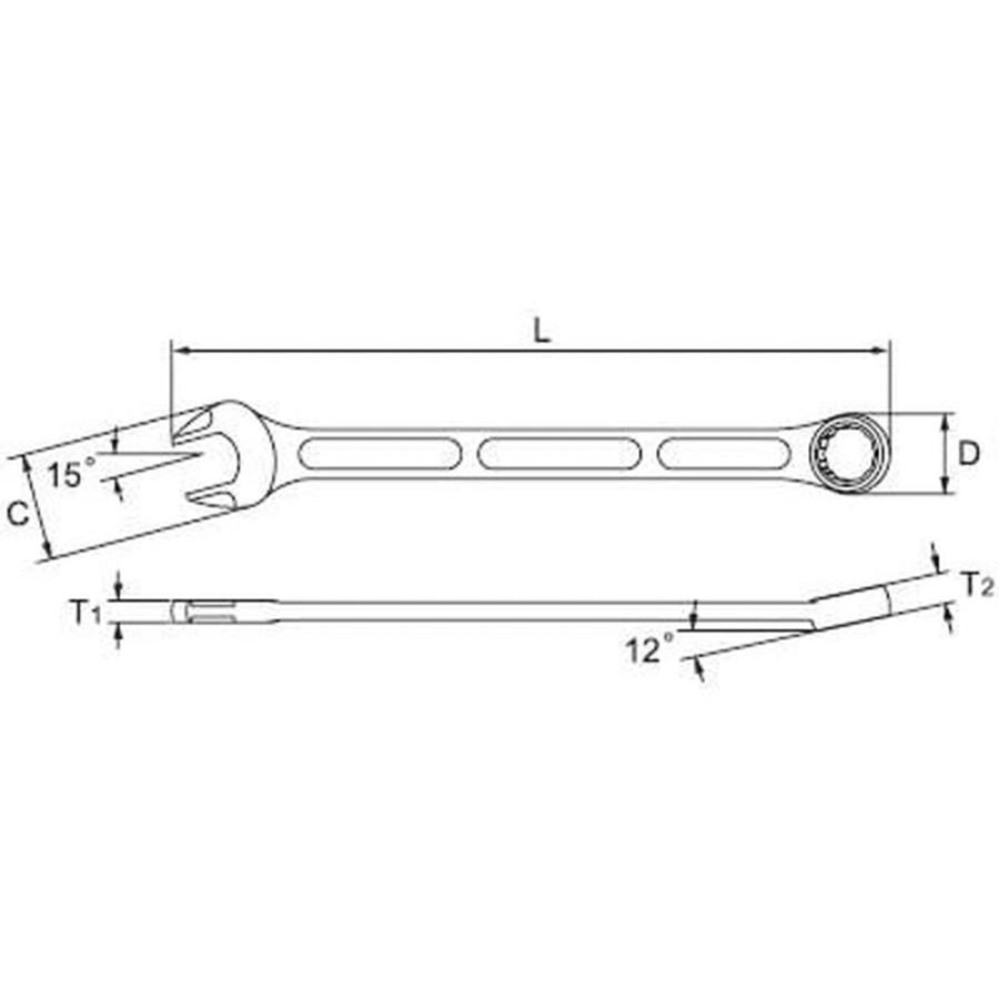 ASH(旭金属工業) LIGHTOOL コンビネーションスパナ 5.5mm LCW0005 ASH : lcw0005 : モノパ ヤフー店 - 通販 - Yahoo!ショッピング
