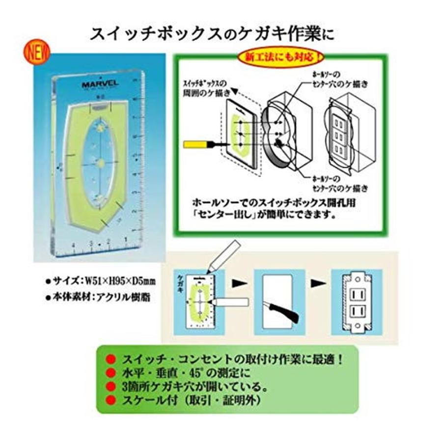 MARVEL マーベル 電工カードレベル MBL-100C : モノパ ヤフー店 - 通販 - Yahoo!ショッピング