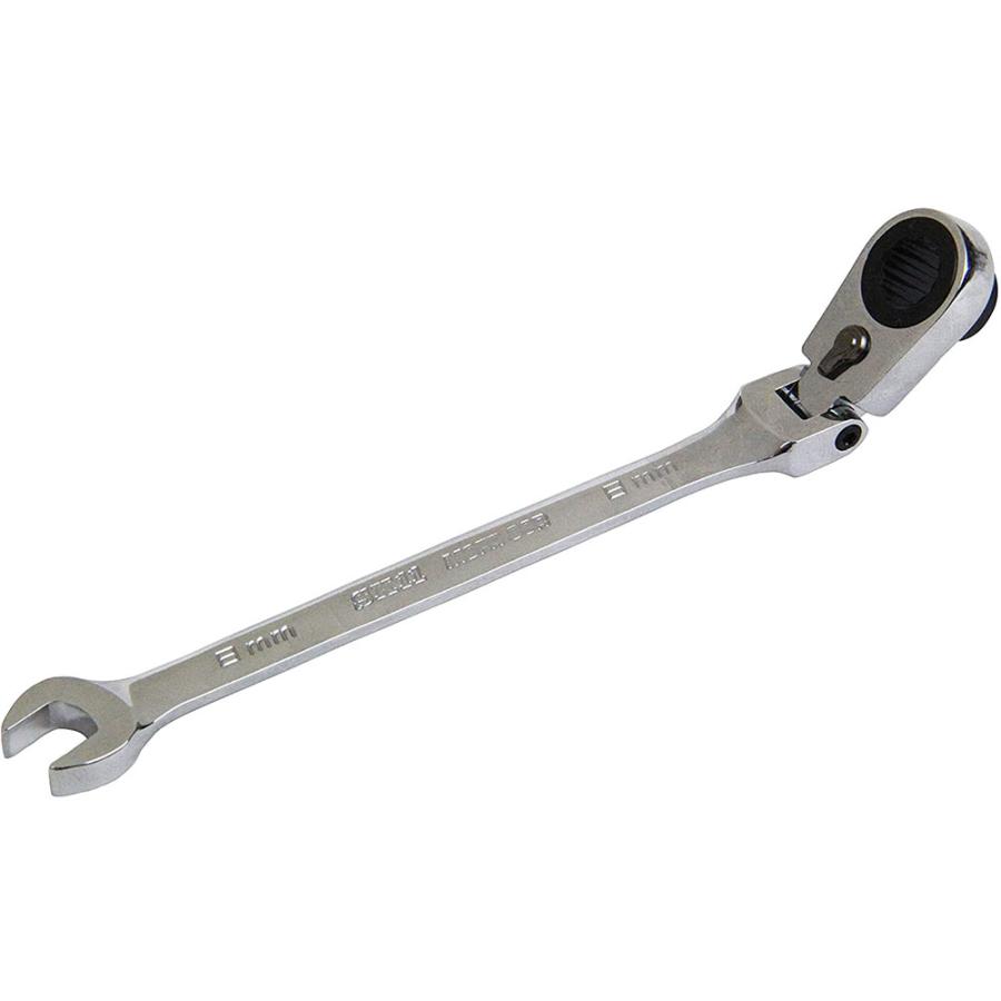 SK11 フレックスリバーシブルラチェットレンチ 8mm MSFR-08R ディープソケット形状 72山 回転切替レバー付 180度首振り : モノパ ヤフー店 - 通販 - Yahoo!ショッピング