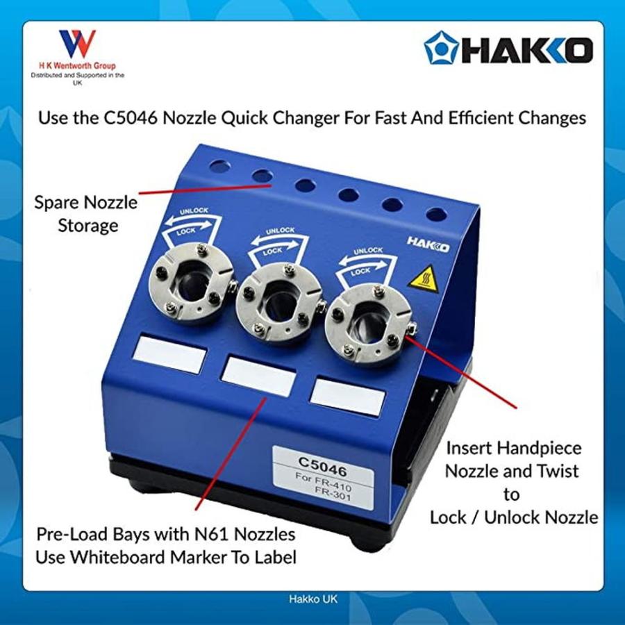 白光 HAKKO N61-03 ノズル SS型(内径Φ1.0mm) FR-301/FR-4103用 : モノパ ヤフー店 - 通販 ...