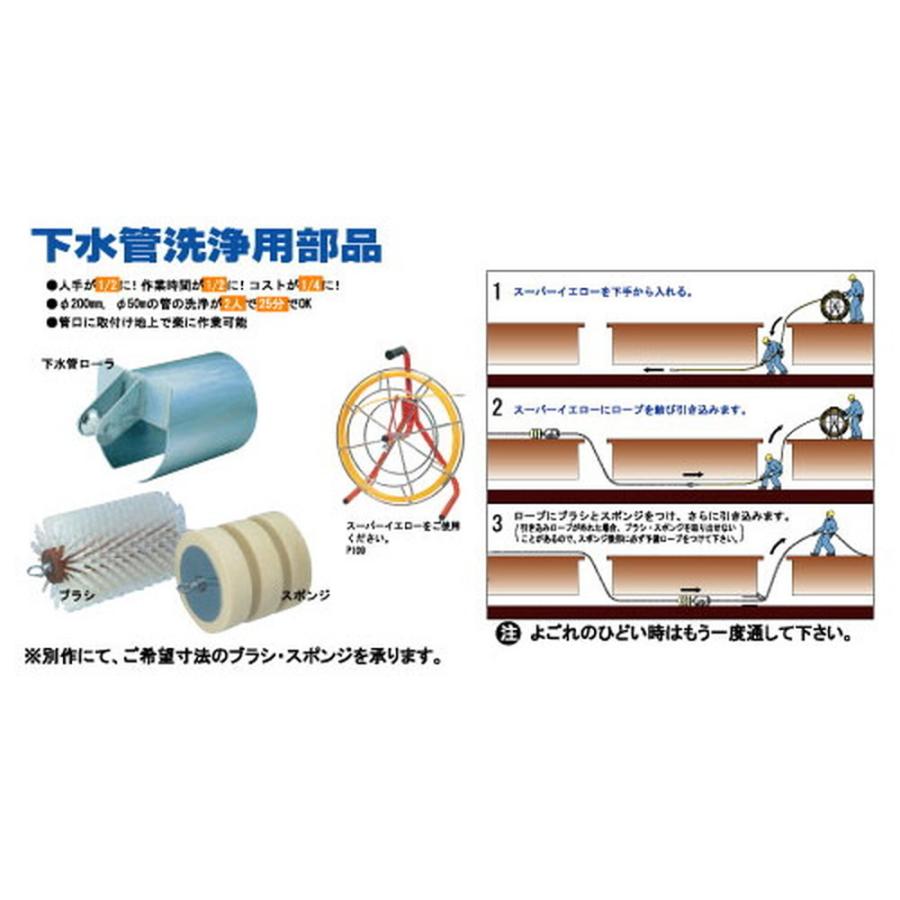 プロメイト(PROMATE) ブラシ 下水管洗浄用部品 P-4315 : モノパ ヤフー店 - 通販 - Yahoo!ショッピング
